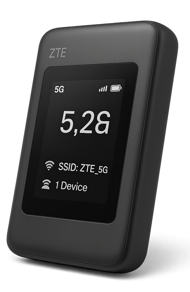 使用解锁码解锁您的 Africell ZTE Airbox - 5G (MU5001)